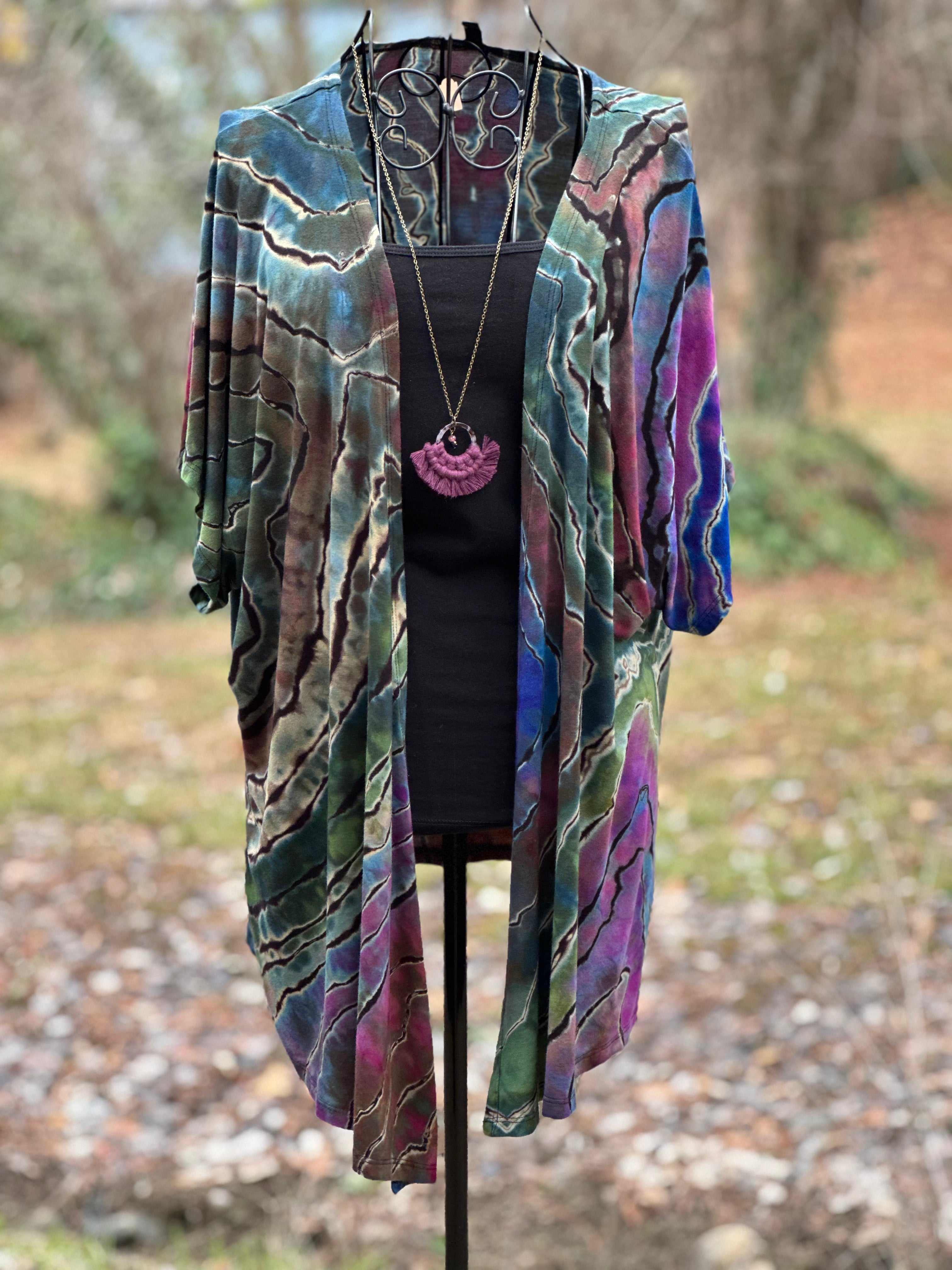 Custom Reverse Geode Kimono in Abalone for Danielle – Sunshine Daydream ...